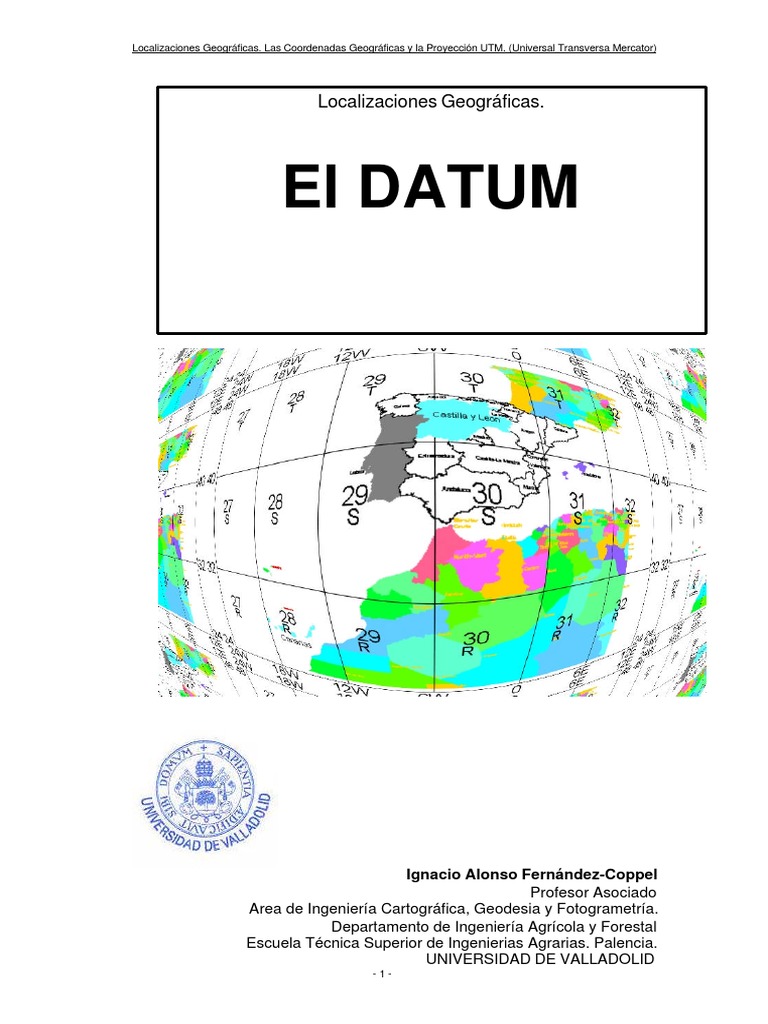 Cartografia Datum Ok | PDF | Tierra | Geodesia