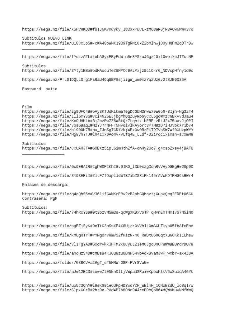 Mega.nz Download Links | PDF | Security Engineering | Cybercrime