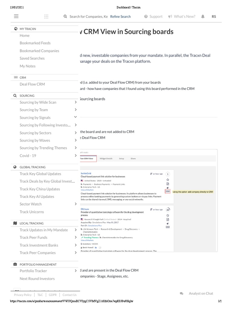 Introducing Deal Flow CRM View in Sourcing Boards: What Will You Get ...