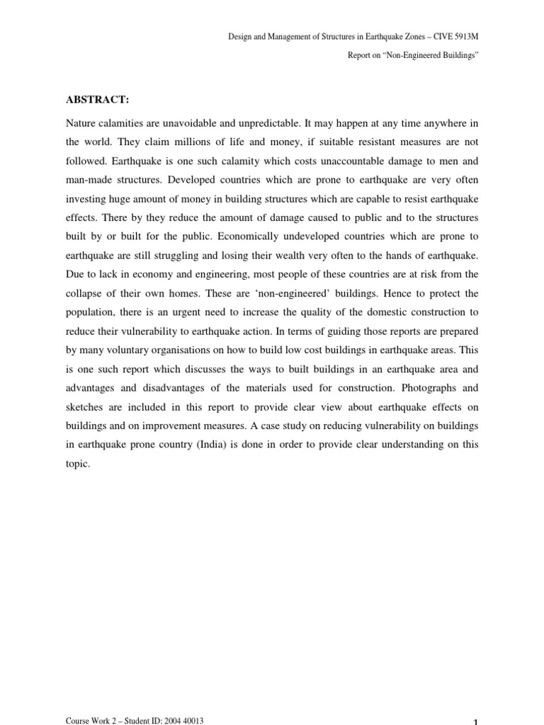 Non-Engineered Buildings | PDF | Masonry | Truss