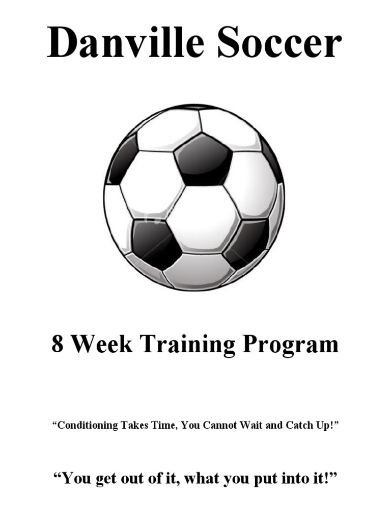 8-Week Soccer Conditioning Program | PDF | Dehydration | Carbohydrates