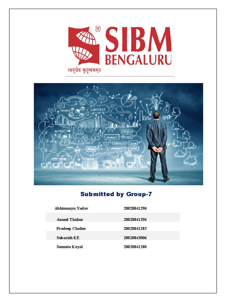 Entrepreneurship Business Plan Assignment: Submitted by Group-7 | PDF ...