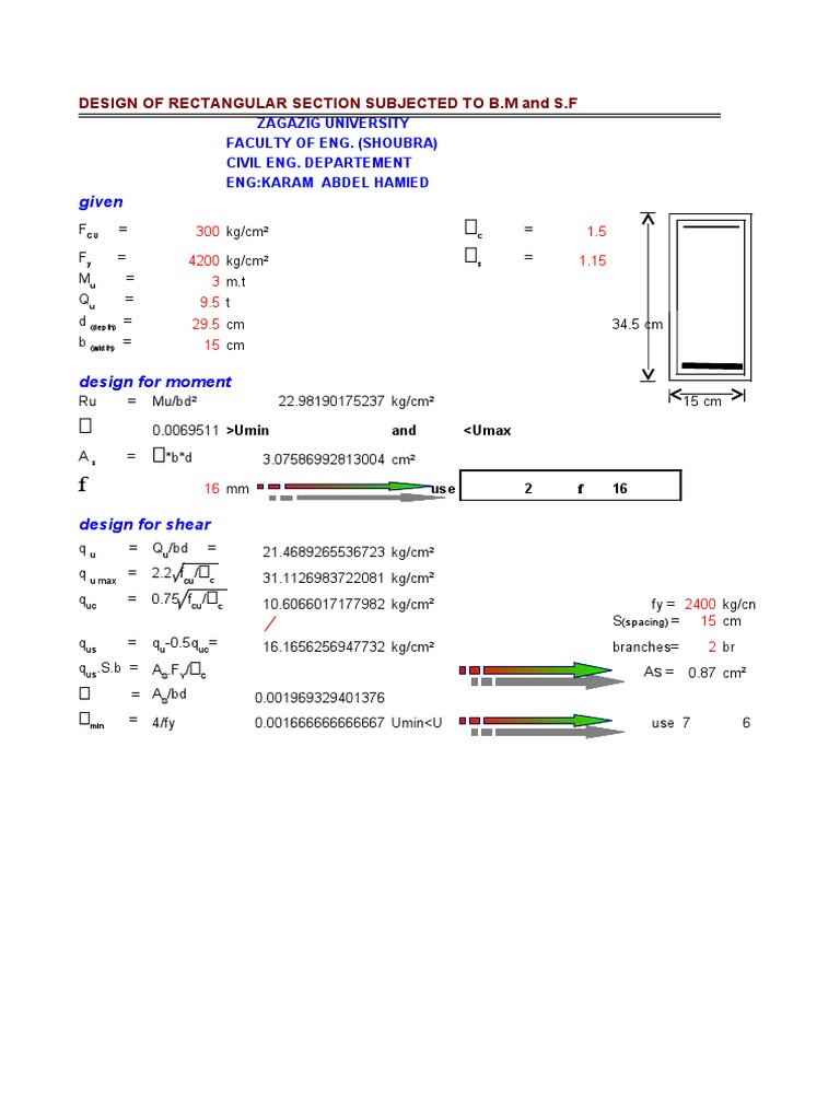 Section Design | PDF | Engineering | Materials
