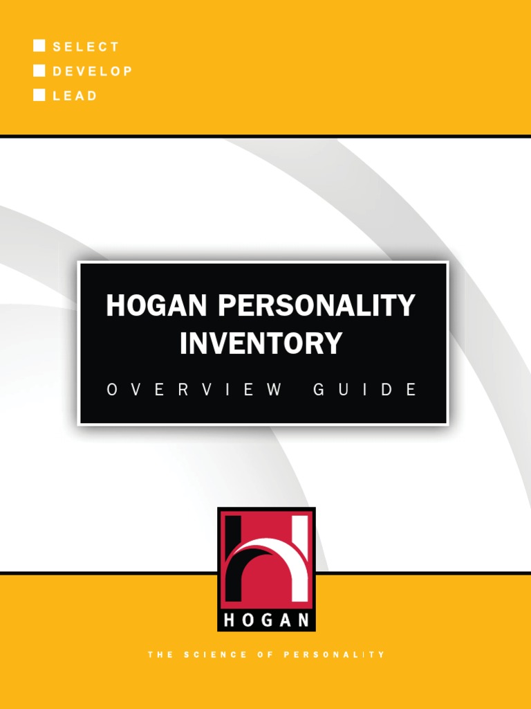 Hogan Personality Inventory: Overview Guide | PDF | Organizational ...