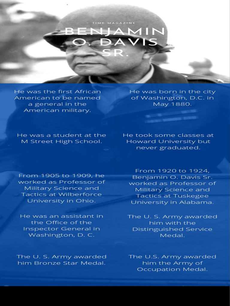 Benjamin O. Davis SR.: Time Magazine | PDF
