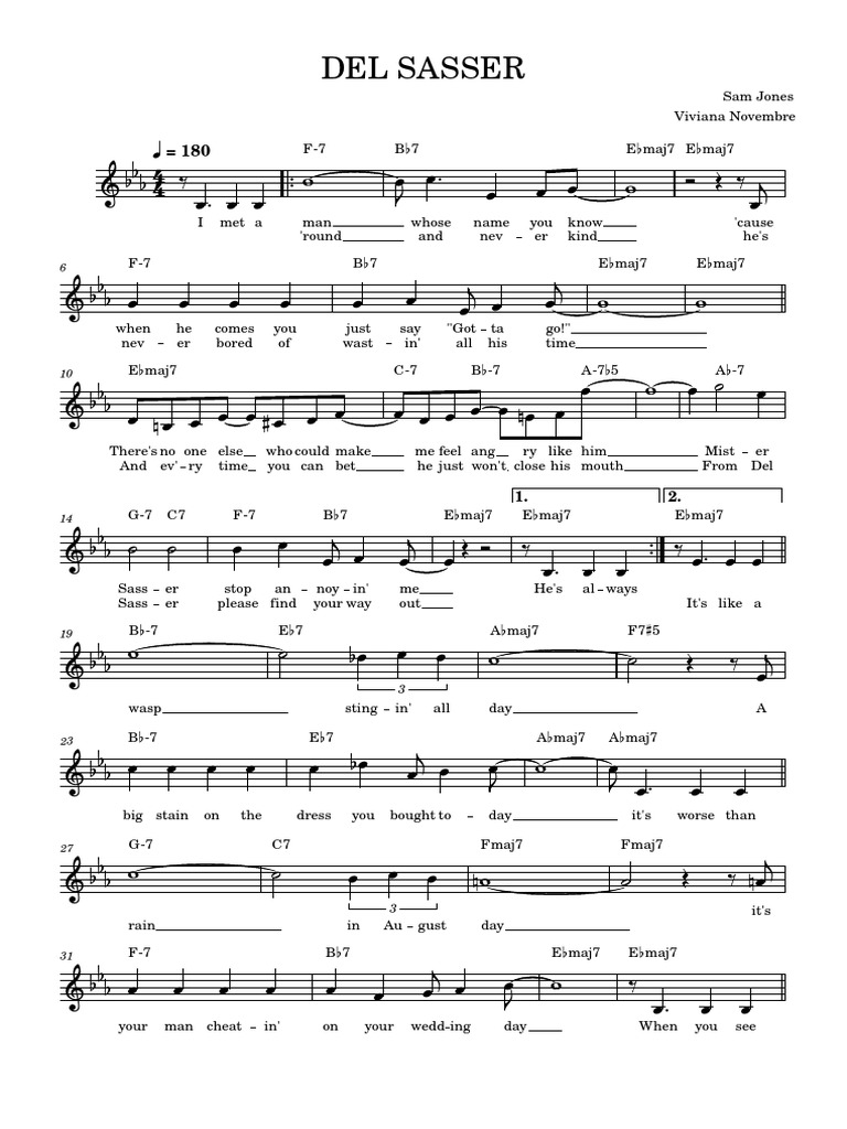 Del - Sasser Con Testo | PDF