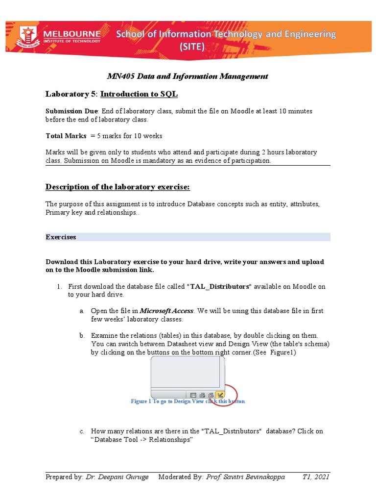 Introduction to Relational Databases and SQL: Exploring Entity Relationships and Writing Queries ...
