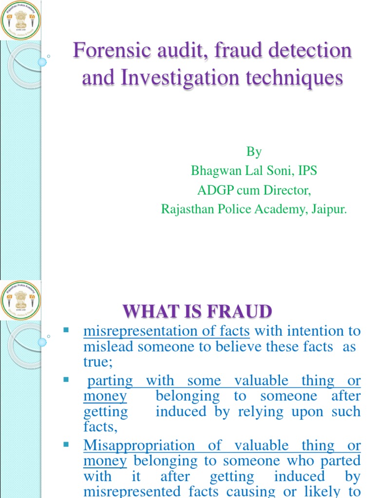 B-01 Forensic Audititng and Fraud Deduction Technique | PDF
