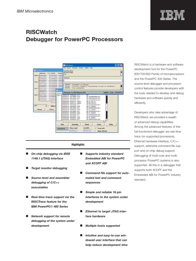 Debugger For Power PC Processors | PDF | Debugging | Embedded System