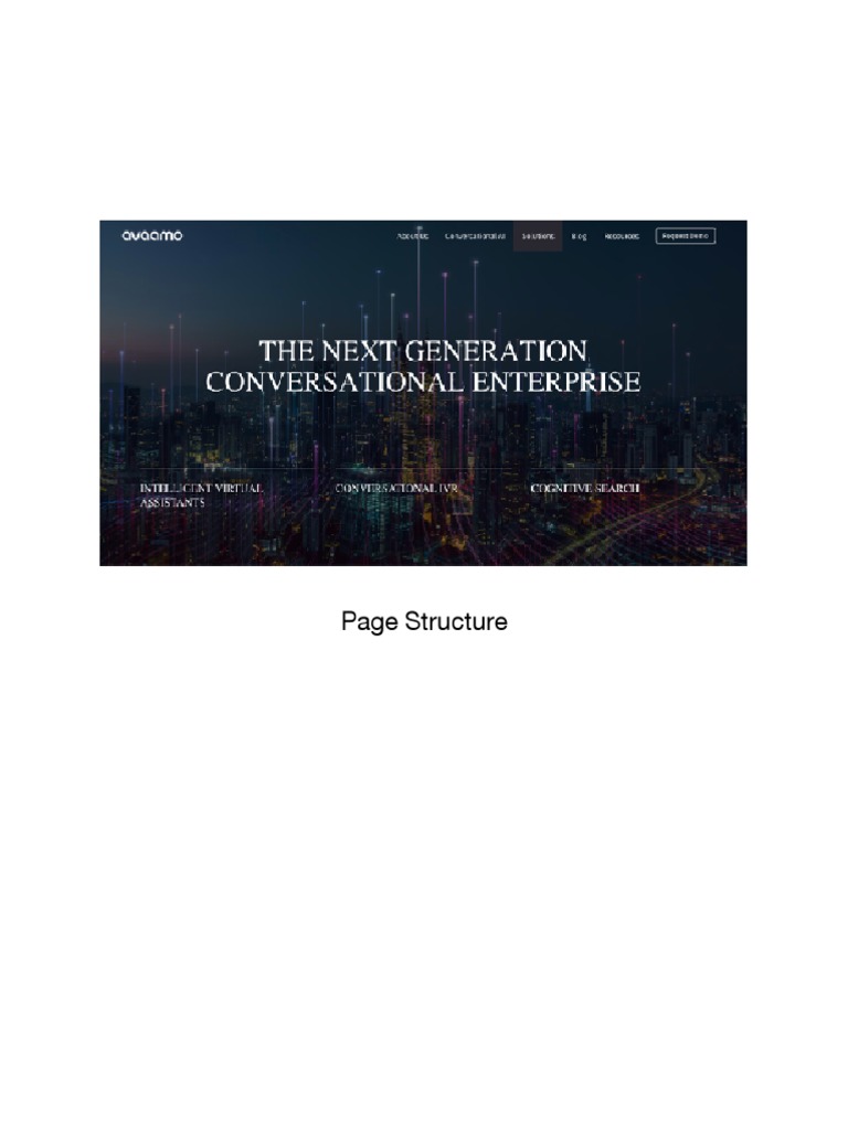 Avaamo - Ai Guide | PDF | Artificial Intelligence | Intelligence (AI) & Semantics