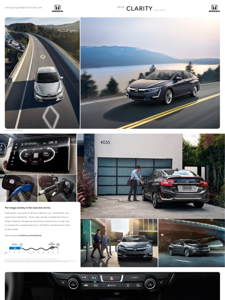 2018 - Clarity - Plug - in - Hybrid - Brochure | PDF | Honda | Hybrid ...