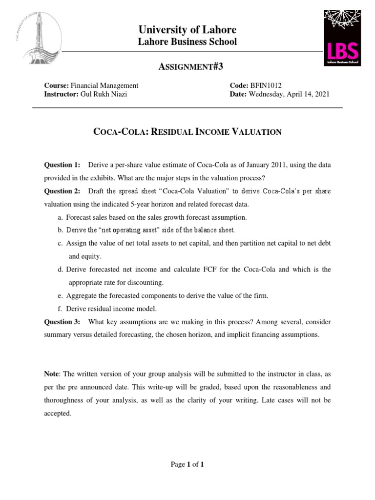 Assignmnet 3 BBA | PDF