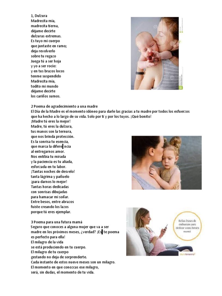 5 Poemas de Dia de La Madre | PDF