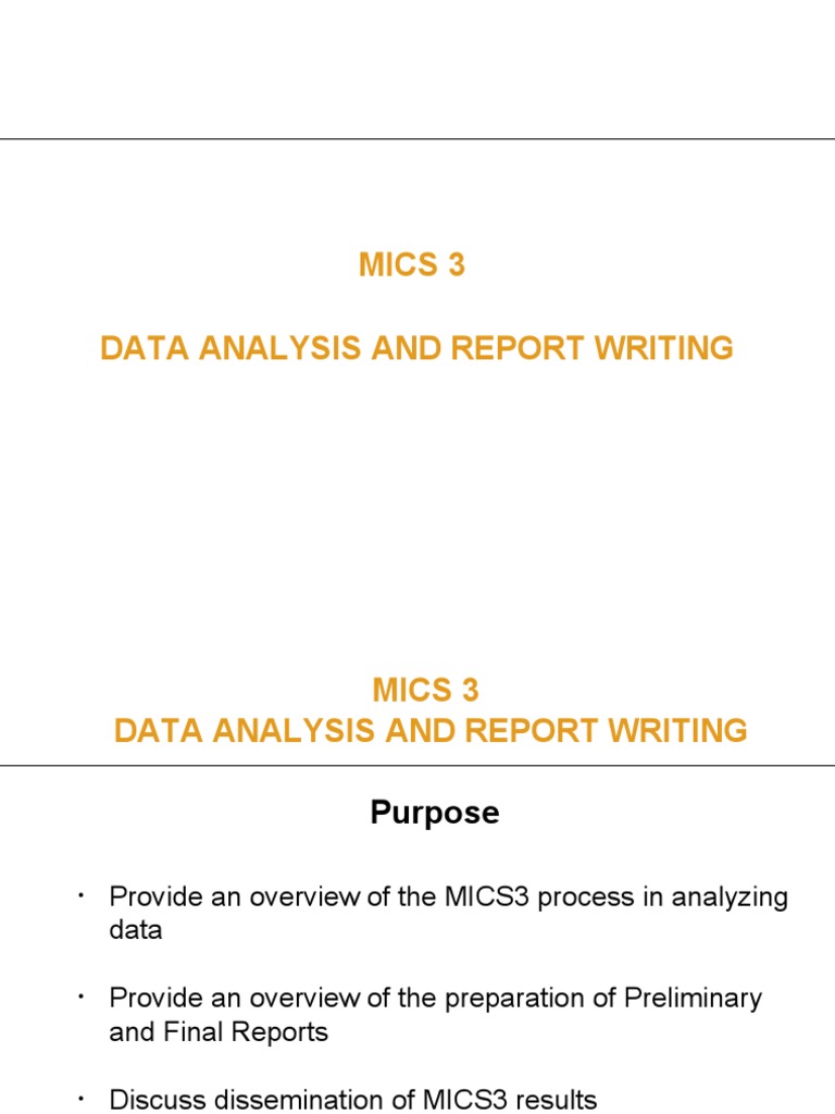 Data Analysis and Report Writing | PDF | Survey Methodology | Data Analysis
