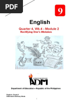 Module English 9 | PDF | Reading Comprehension | Causality