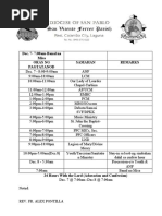 Blessing Ceremony Program Layout | PDF | Wedding | Ceremonies