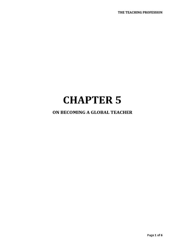 Educ 203 CHAPTER 5 Lesson 1 | PDF | Literacy | Vocational Education