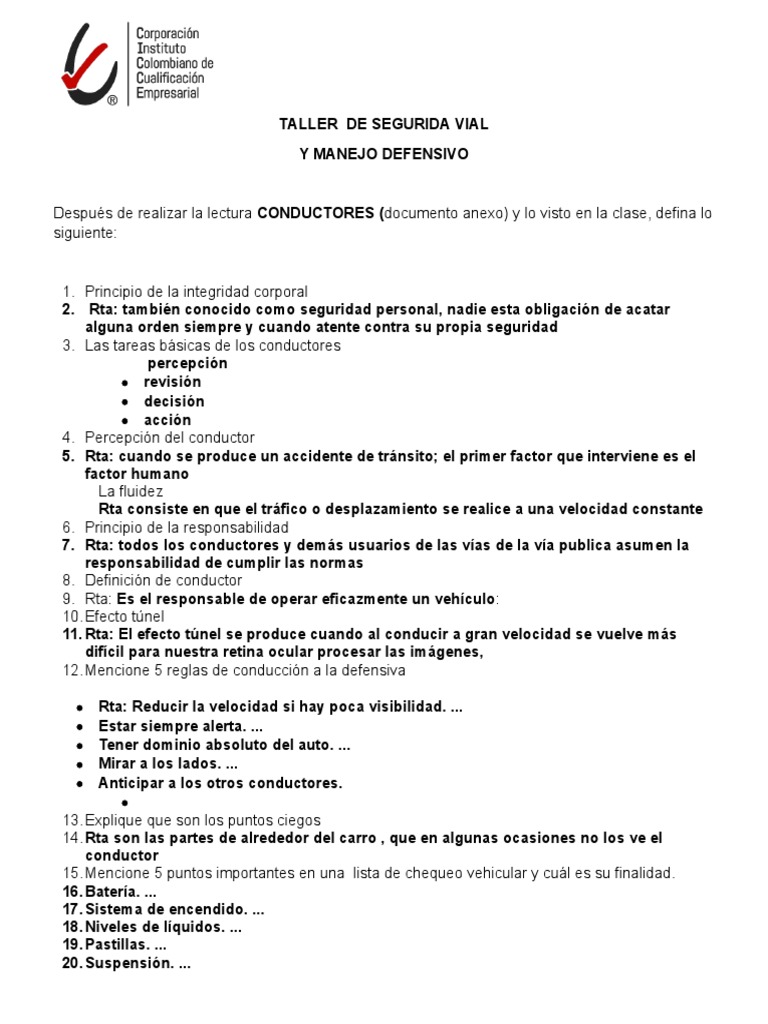 Taller de Seguridad Vial y Conducción | PDF | Informática | Tecnología