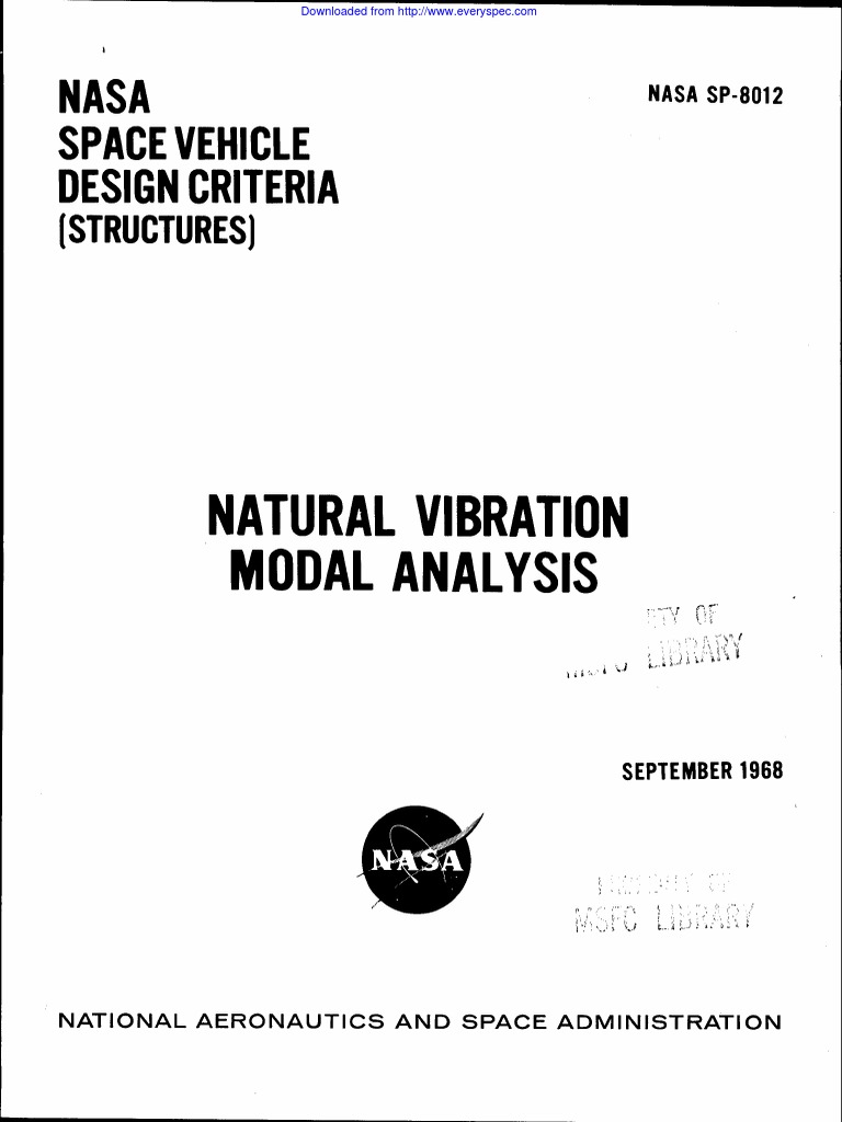 Nasa SP 8012 | PDF