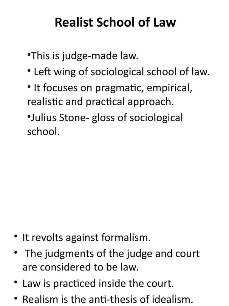 Realist School | PDF