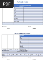 PNP Medical Evaluation Form 2025 | PDF | Menstruation | Miscarriage