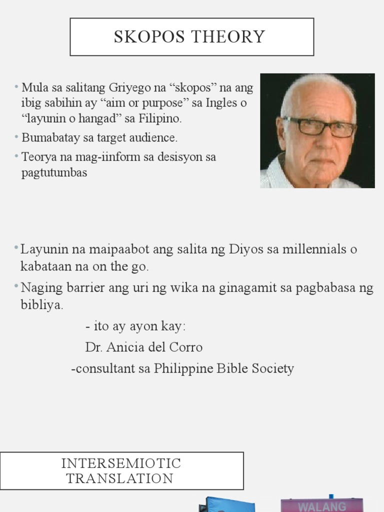 Skopos Theory | PDF