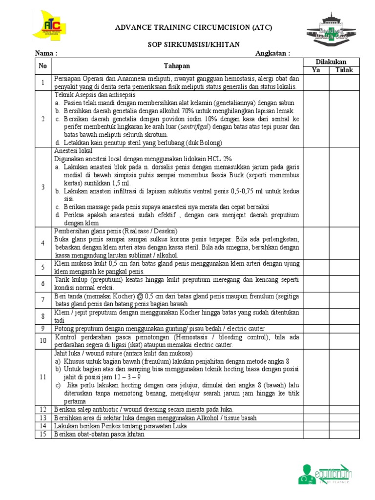 Sop Khitan Fiks | PDF