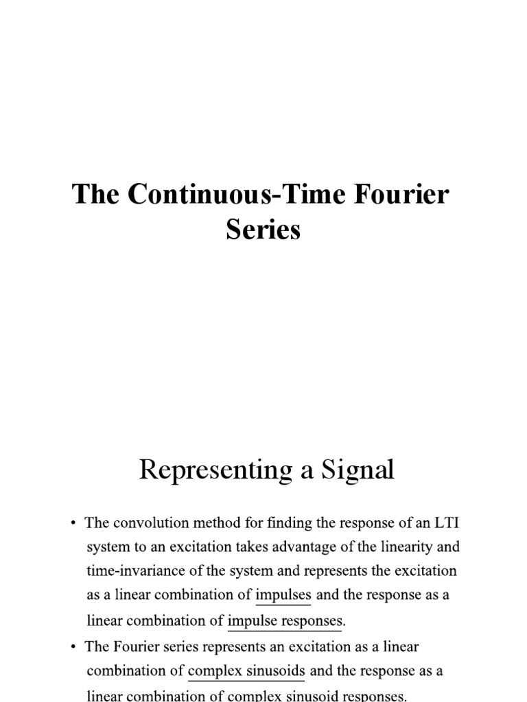 Reference For Ctfs CTFT | PDF | Fourier Series | Fourier Transform