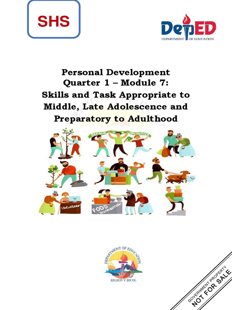 Per Dev Q1 Module 7 Final | PDF | Adolescence | Childhood