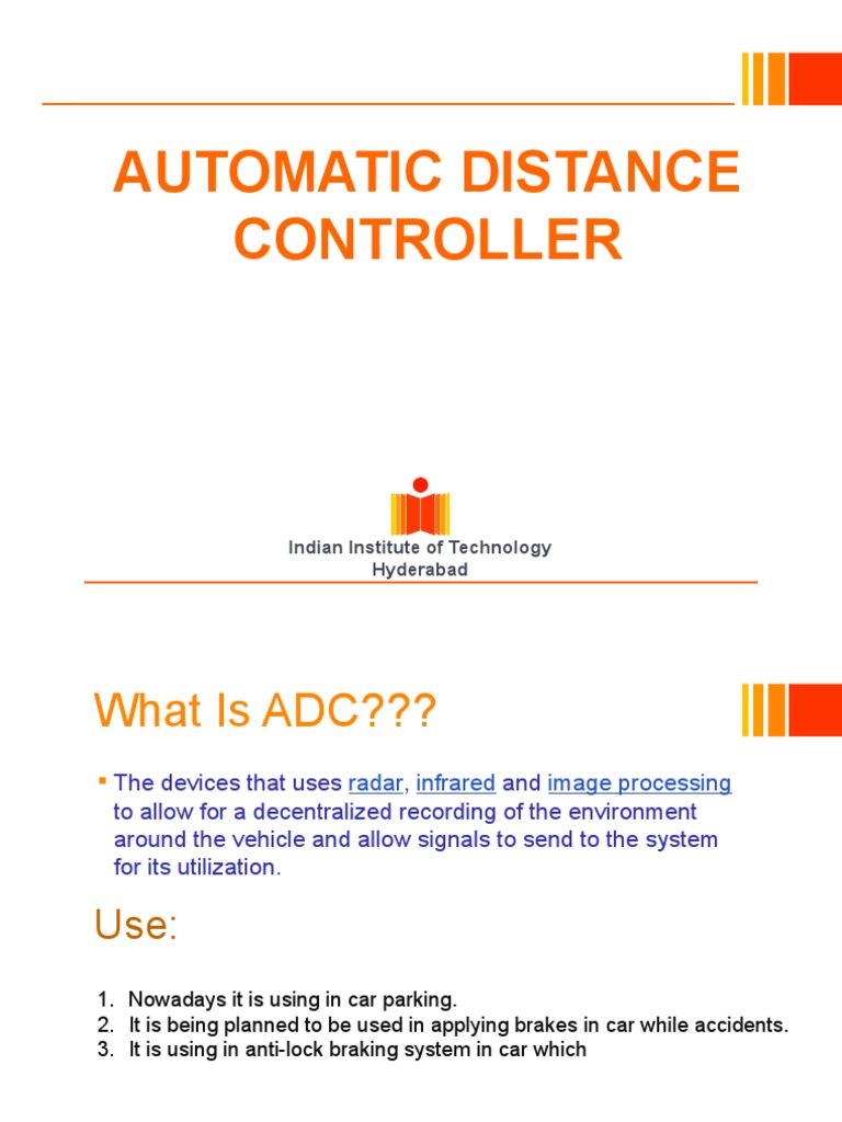 Automatic Distance Controller: How ADC Works in Cars | PDF | Sensor ...