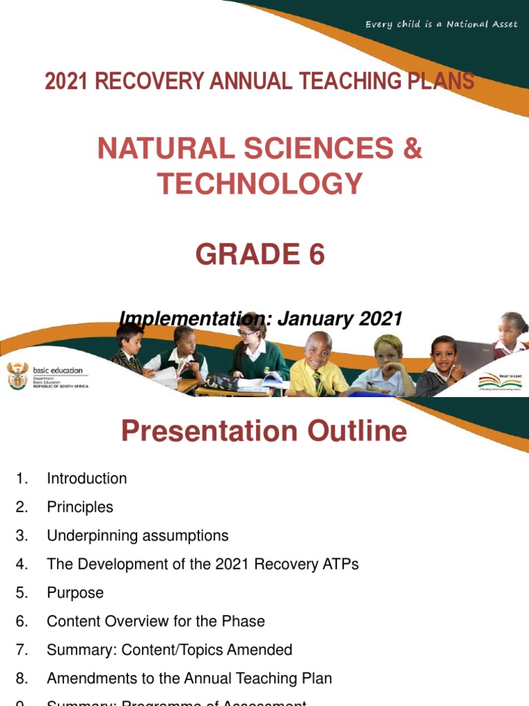 2021 Grade 6 NS & Tech Recovery ATP | PDF | Educational Assessment | Earth