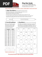 Ring Blank Length Sizing Guide | PDF | Nature