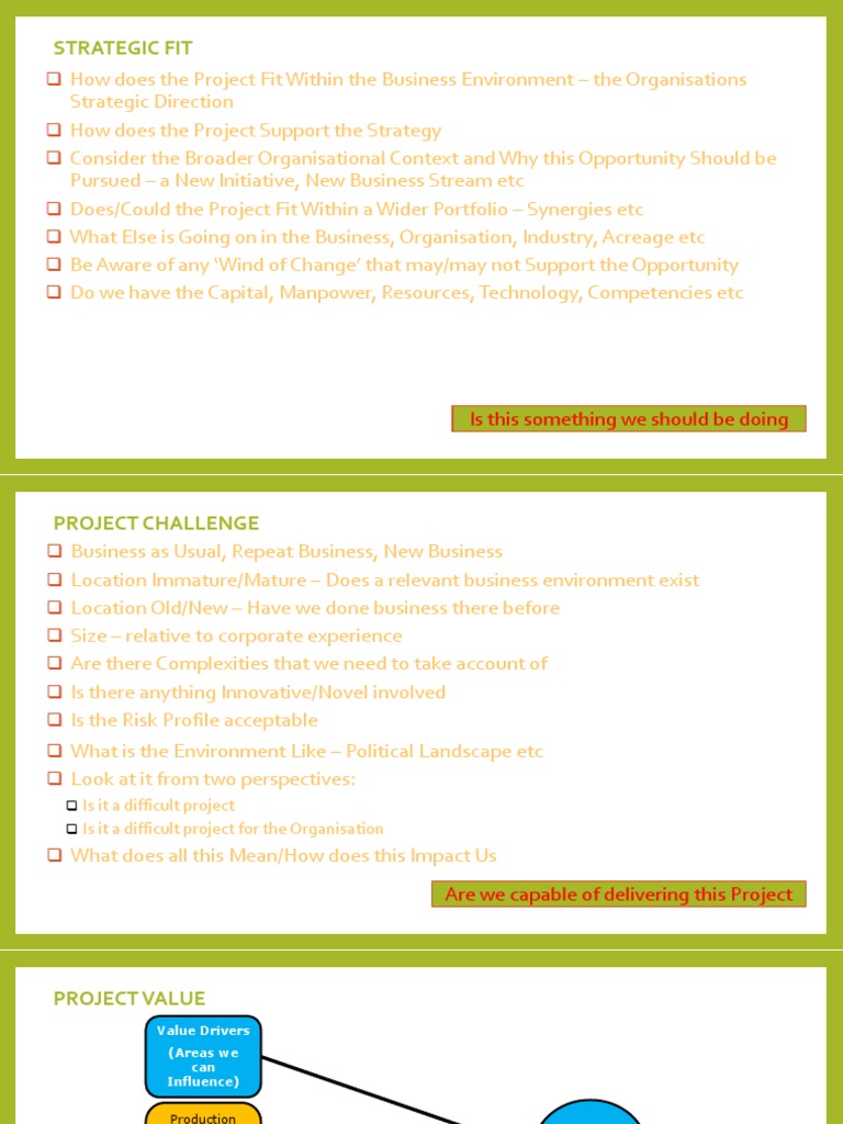 Project Value & Framing | PDF | Business | Finance & Money Management