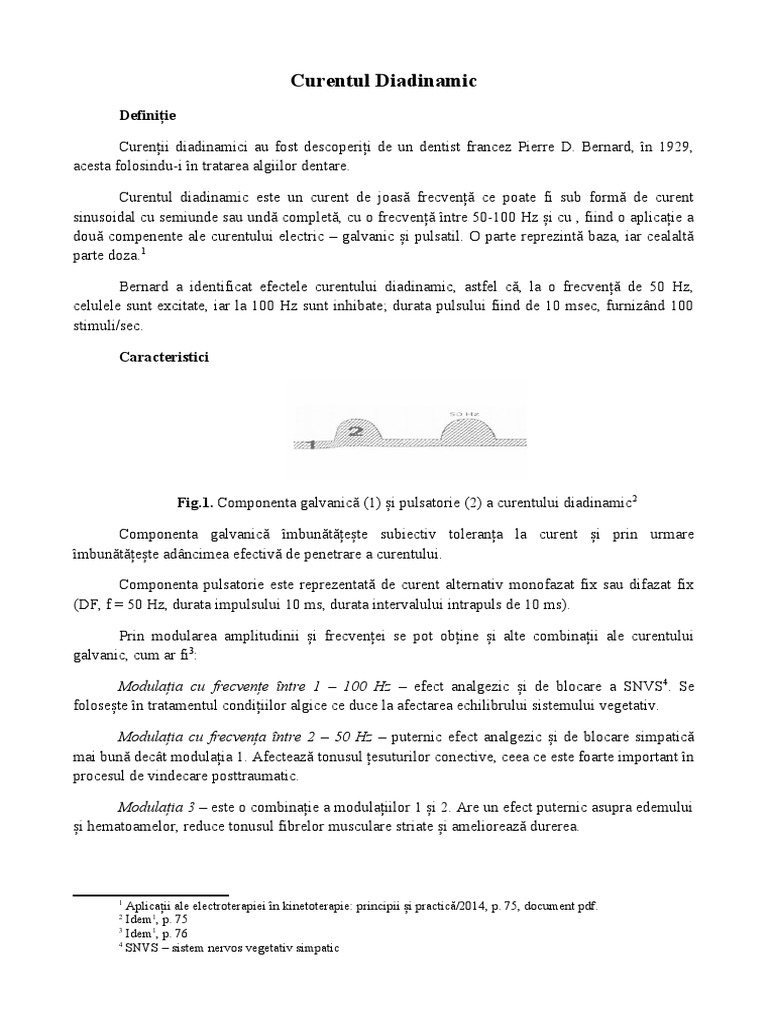 Curentul Diadinamic | PDF