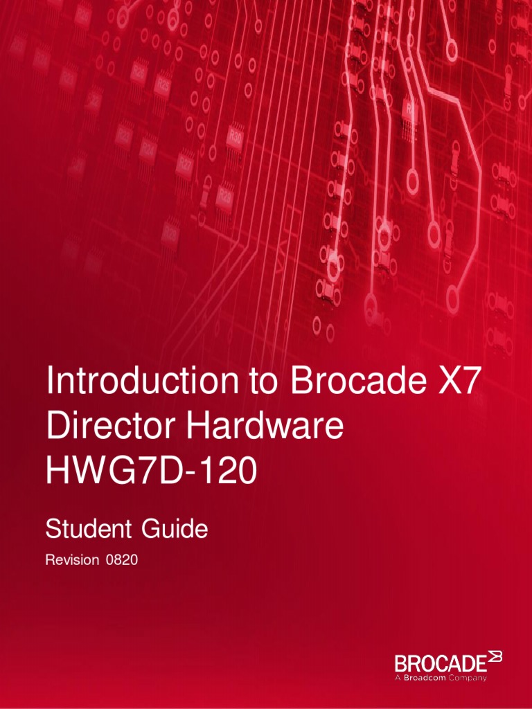 Introduction To Brocade X7 Director Hardware: Student Guide | PDF | Computer Hardware | Computer ...