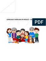 Vocabulario Familiar: Inglés y Español | PDF | Familia | Sociedad