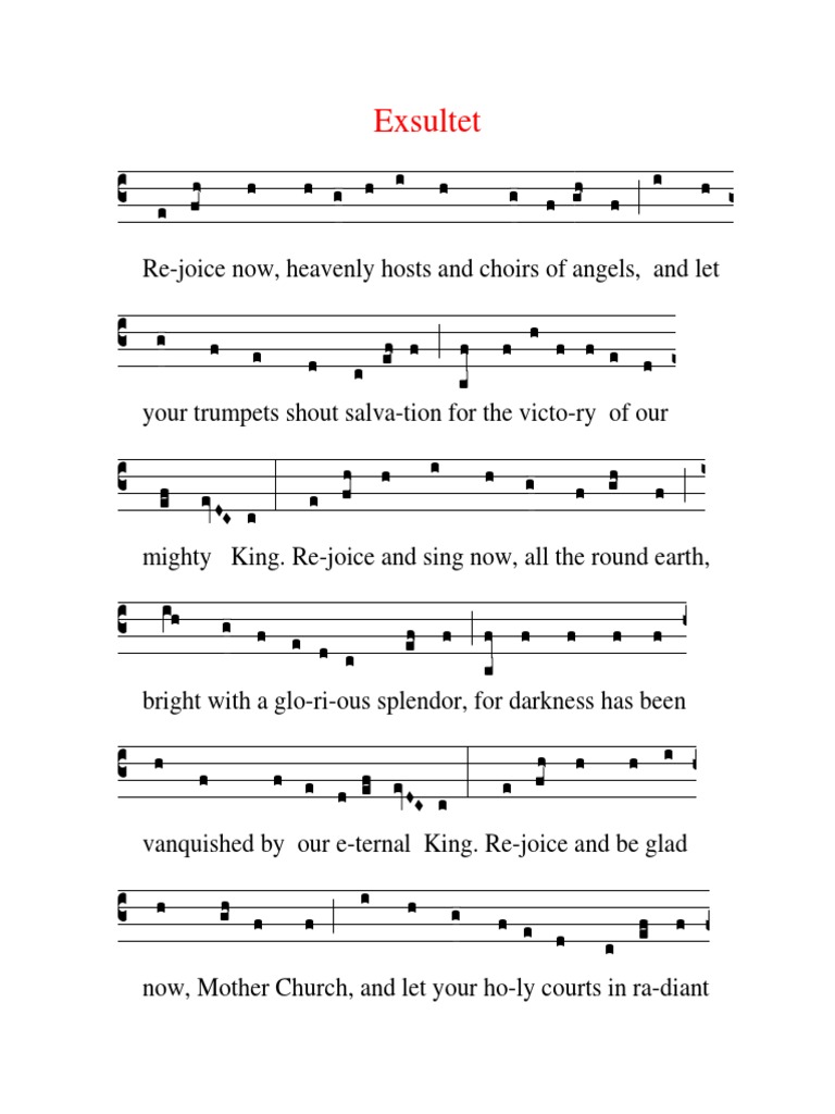 Exsultet Roman | PDF | Worship | Religious Belief And Doctrine