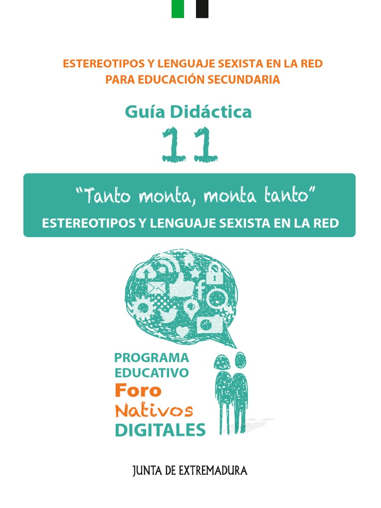 Guia ES11 Estereotipos y Lenguaje Sexista en La Red | PDF
