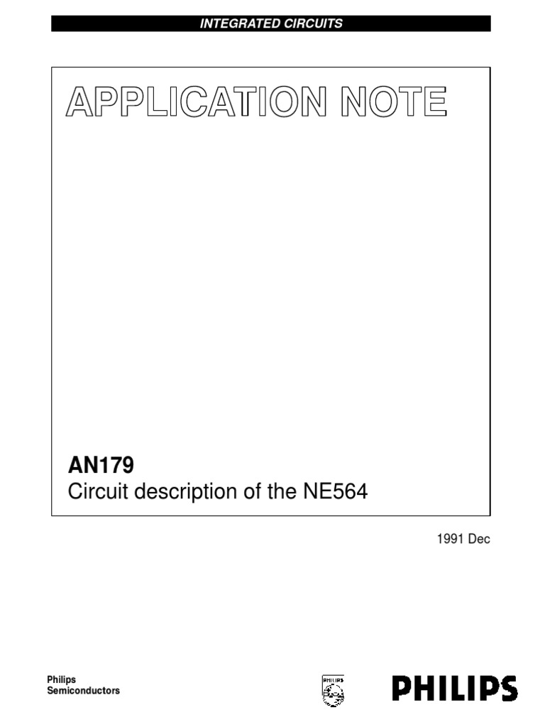 Circuit Description of The NE564: Integrated Circuits | PDF | Amplifier ...