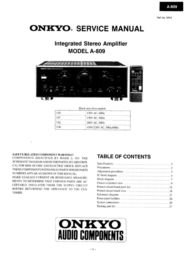 A809 SM | PDF