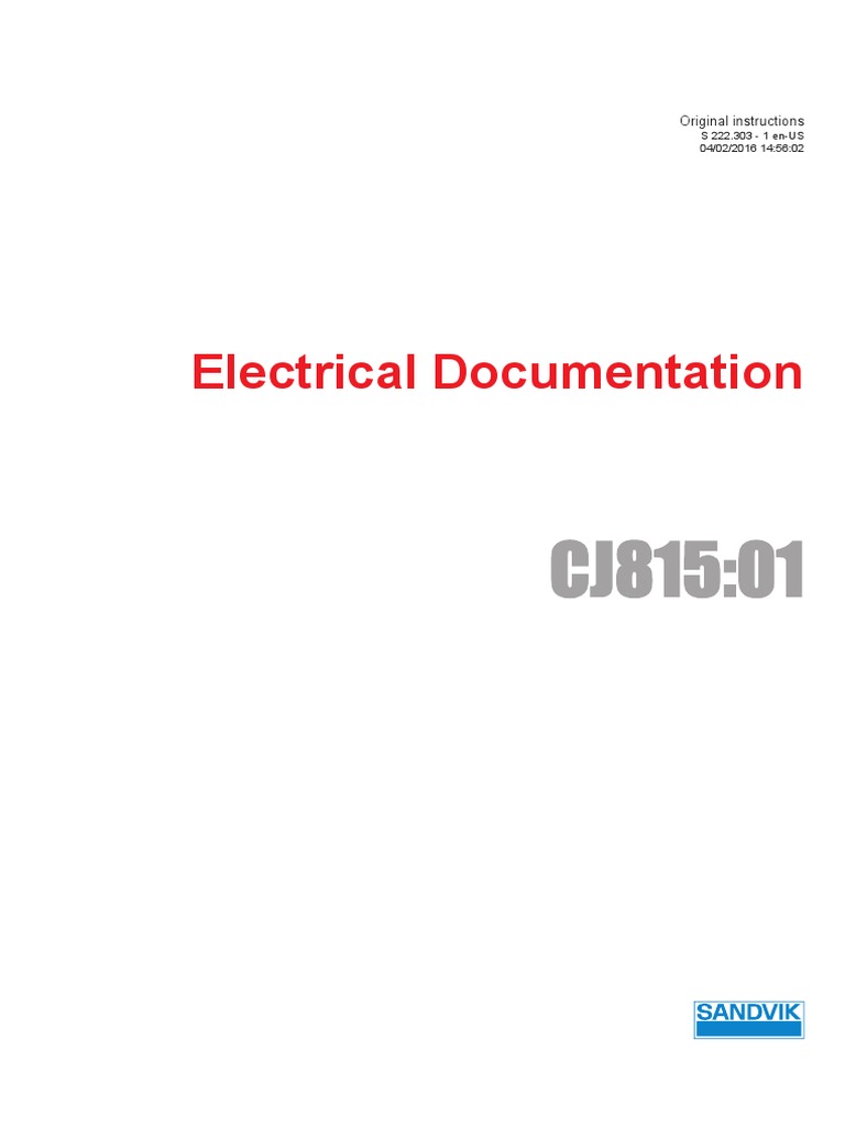 Electrical Documentation: Original Instructions | PDF | Media Freedom ...
