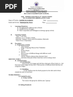 A Semi-Detailed Lesson Plan in Kindergarten I. Objectives: at The | PDF ...