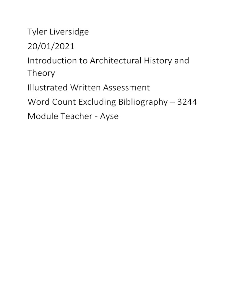 Tyler Liversidge History Written Assessement Ayse | PDF