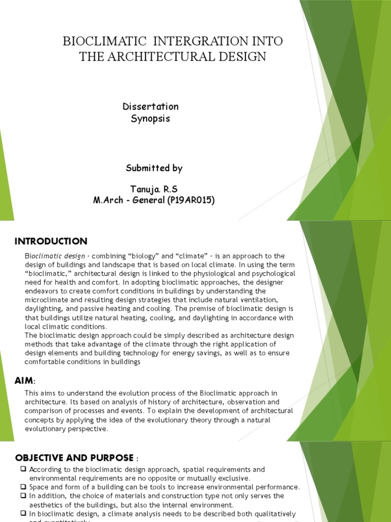 Bioclimatic and Regenerative Building Design | PDF | Green Building ...