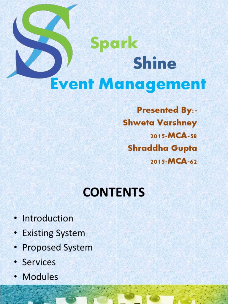 Spark: Event Management | PDF