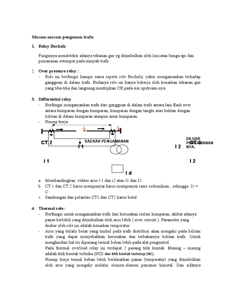 Pengaman Trafo Dan GI | PDF