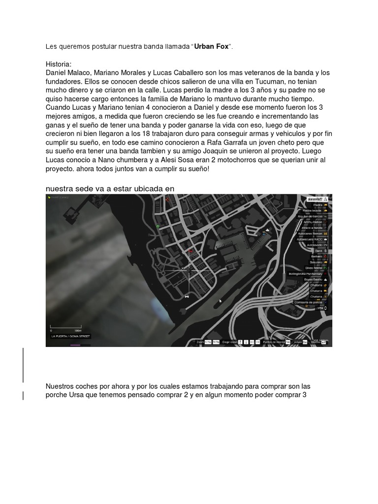 Banda Urban Fox: Historia y Proyecto | PDF
