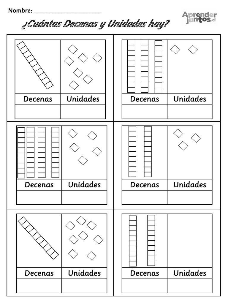 Decenas y Unidades | PDF