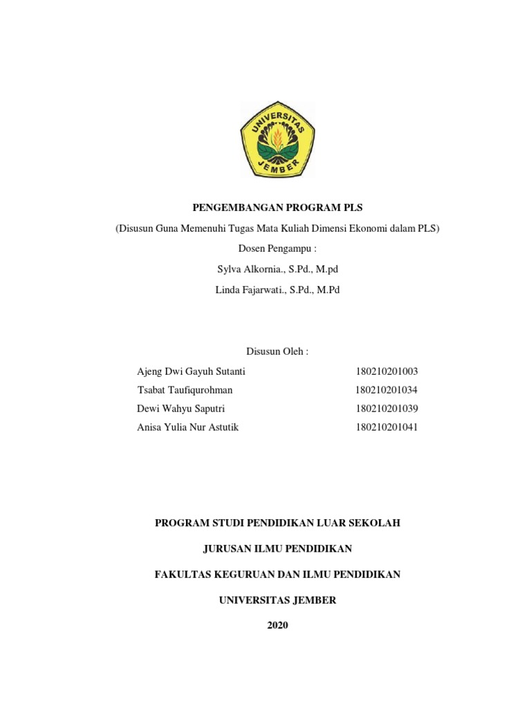 Pengembangan Program PLS | PDF