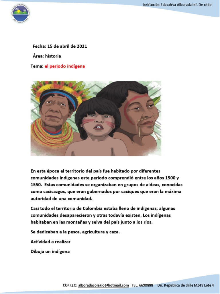 La vida de las primeras comunidades indígenas en Colombia entre 1500 y ...